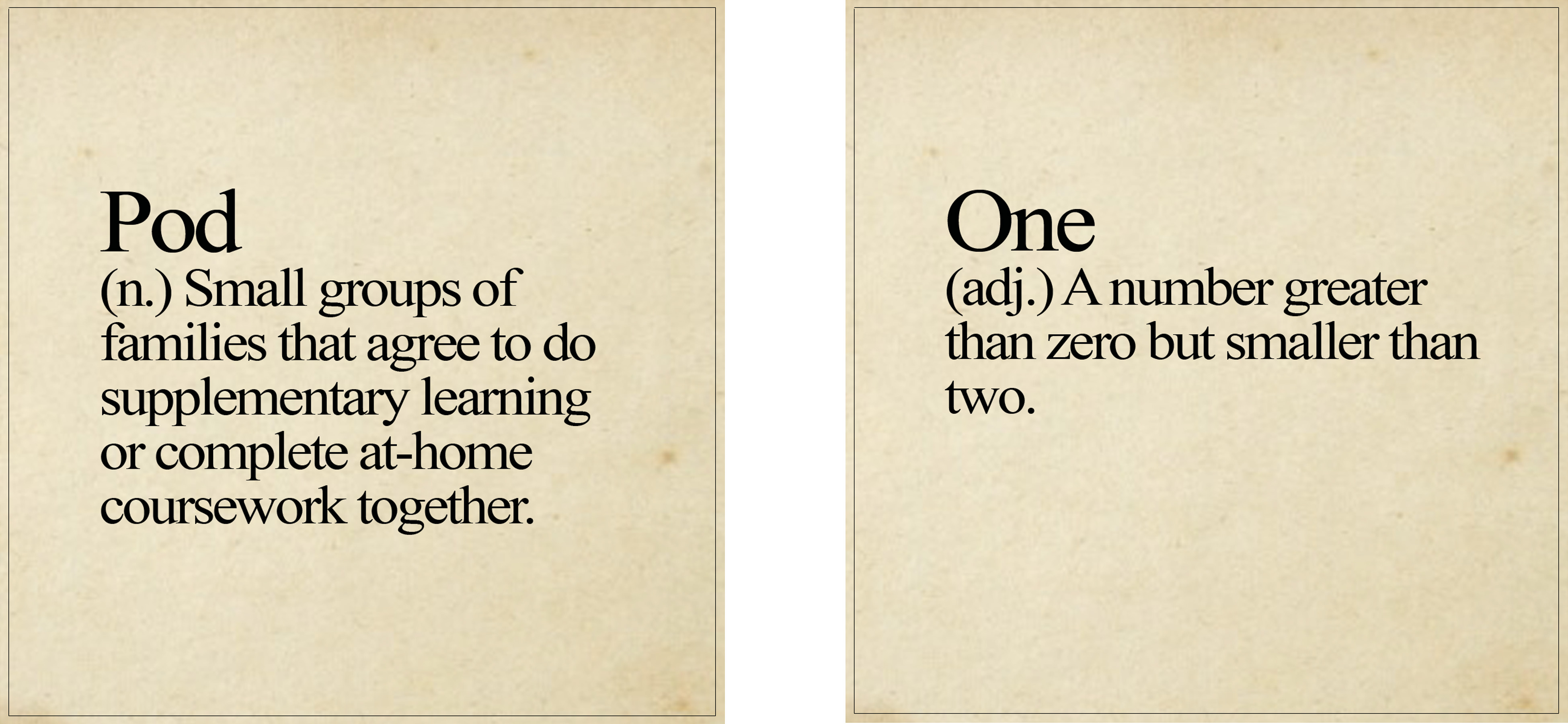 About – Pod of One